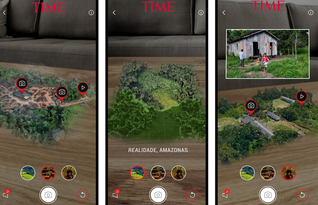 TIME Immersive AR Experience Shines A Spotlight On The Rapidly Shrinking Amazon Rainforest ...