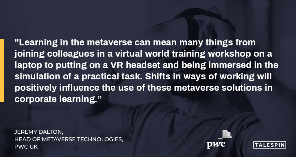 LEARNING IN THE METAVERSE: KEY TAKEAWAYS FROM THE EXPERTS – Immersive ...